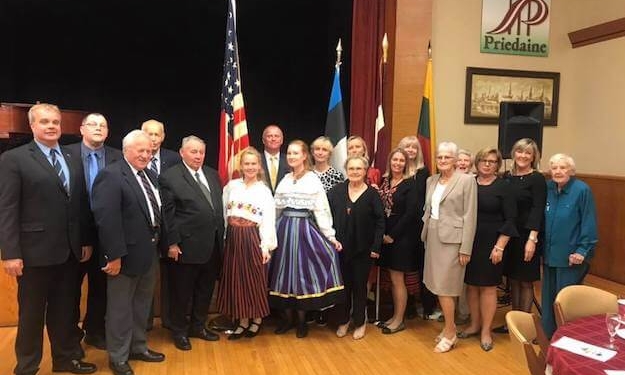 Celebrating the Baltic Unity Day in NJ - Free Estonian Word